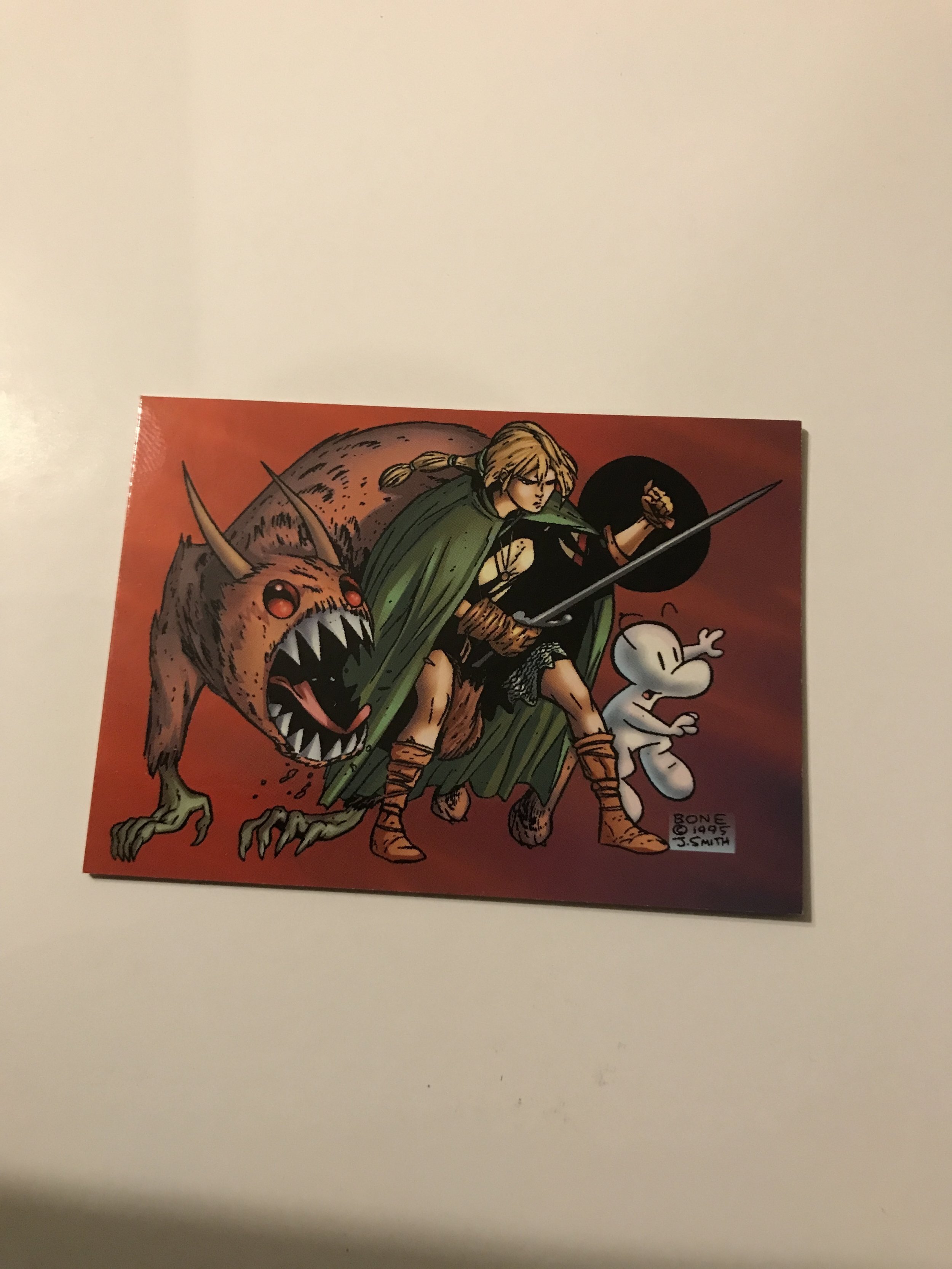 BONE DRAGONSLAYER promo card : Comic Images 1996 NM/M; Jeff Smith art ...