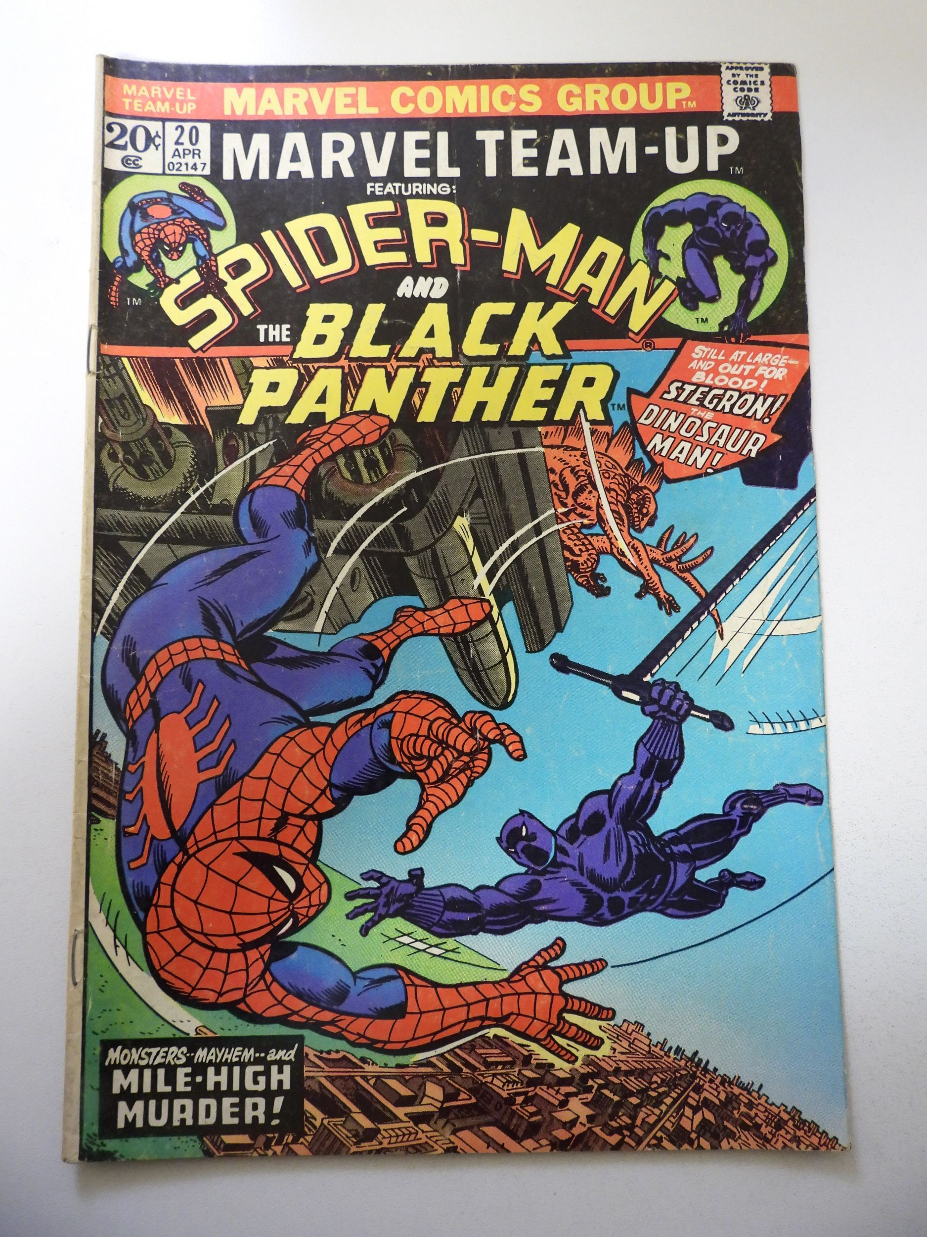 Marvel Team-Up #20 (1974) VG+ Condition MVS Intact | Comic Books ...
