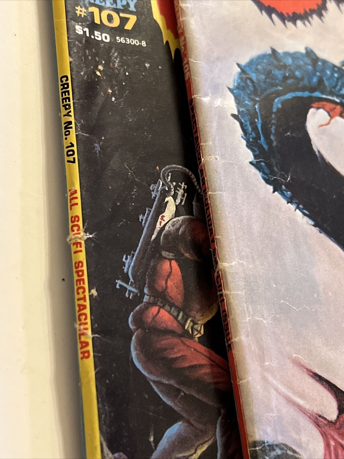 2 Creepy Warren Magazines (1979) #105 + #107 Horror Sci Fi Magazines ...