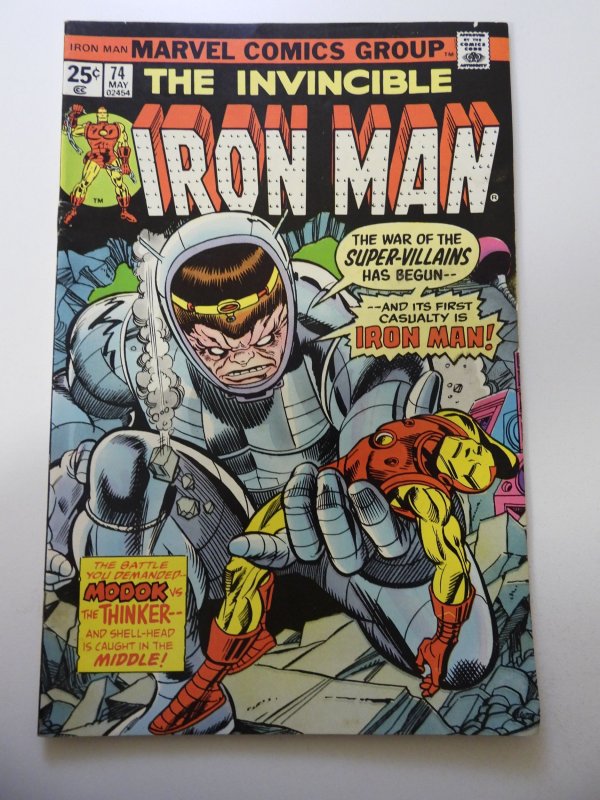 Iron Man #74 (1975) FN+ Condition | Comic Books - Bronze Age, Marvel ...