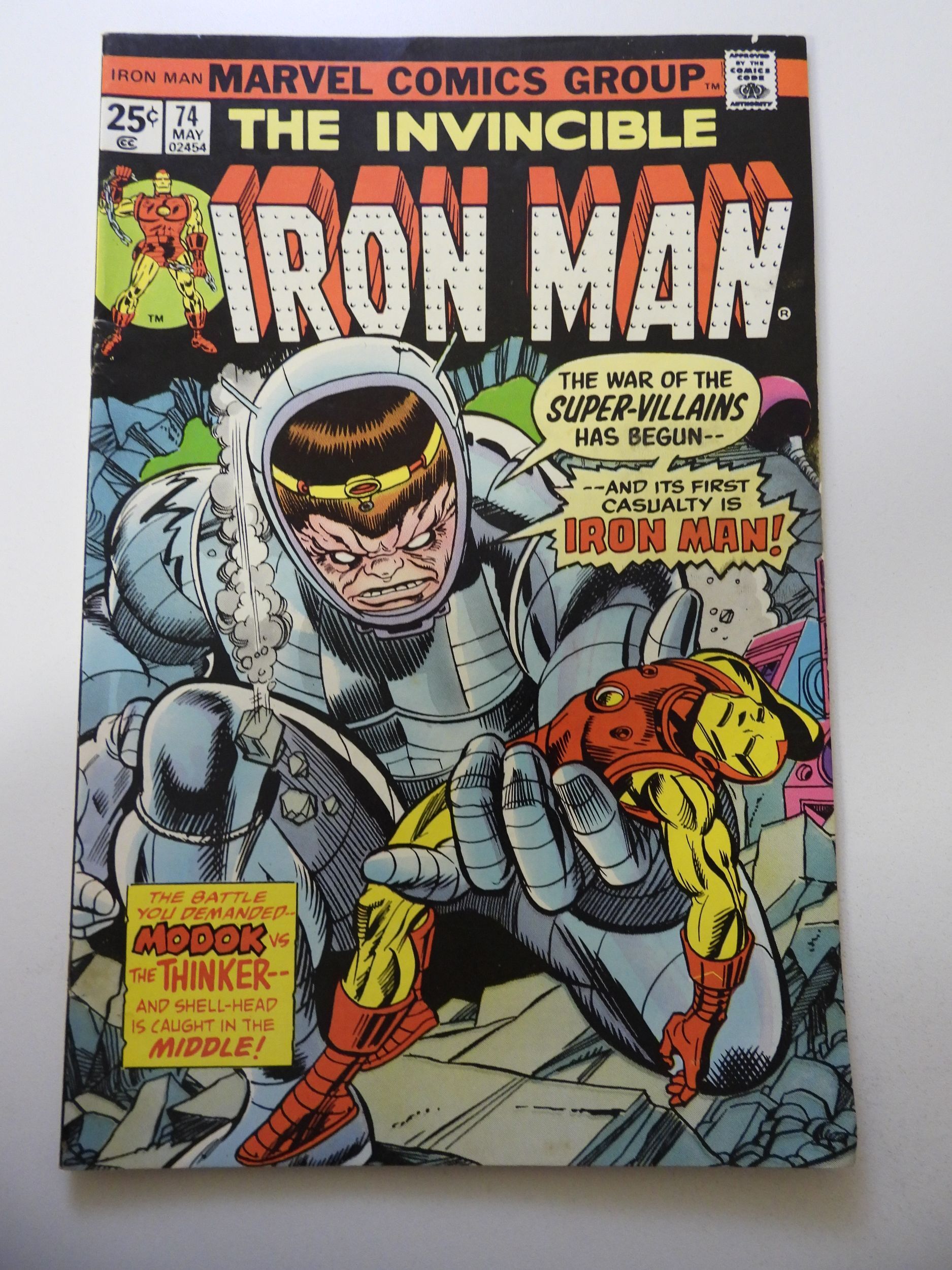 Iron Man #74 (1975) FN+ Condition | Comic Books - Bronze Age, Marvel ...