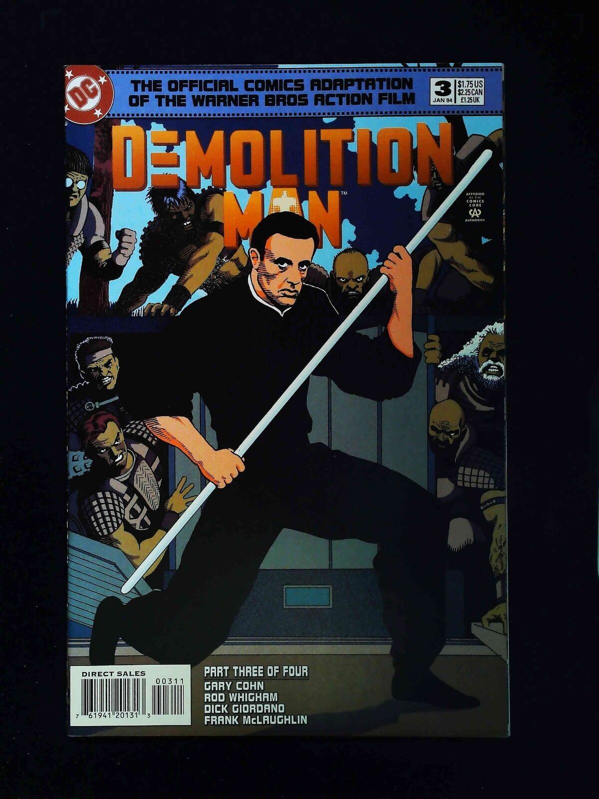 Demolition Man #3 Dc Comics 1994 Vf/Nm | Comic Books - Modern Age, DC ...