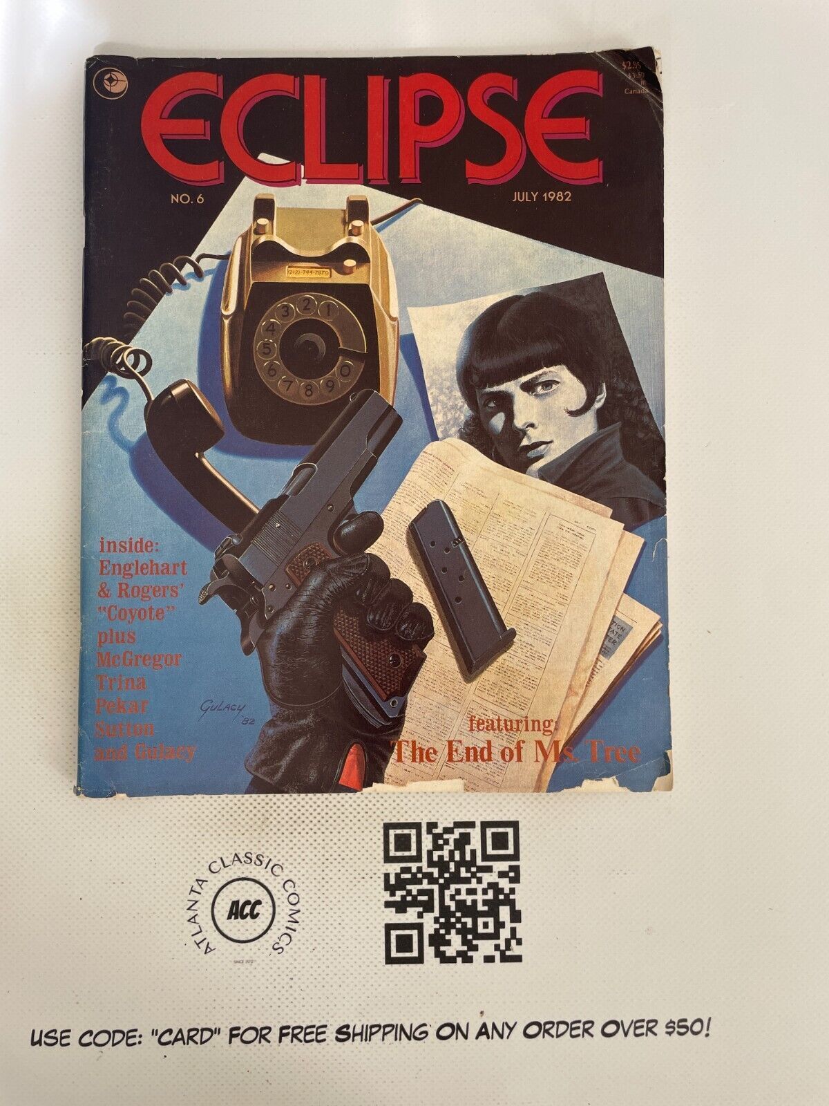 Eclipse # 6 VG Comic Book Magazine July 1982 End Of Ms. Tree Gulacy 5 J214 | Comic Books ...
