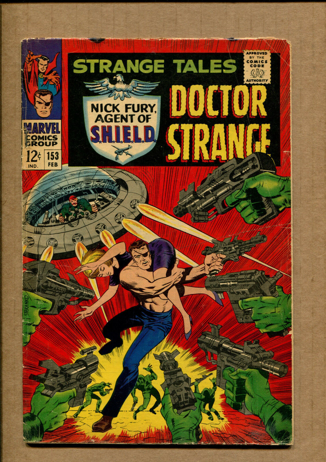 Strangle Tales #153 - Dr. Strange and Nick Fury! - 1966 (Grade 3.0) WH ...