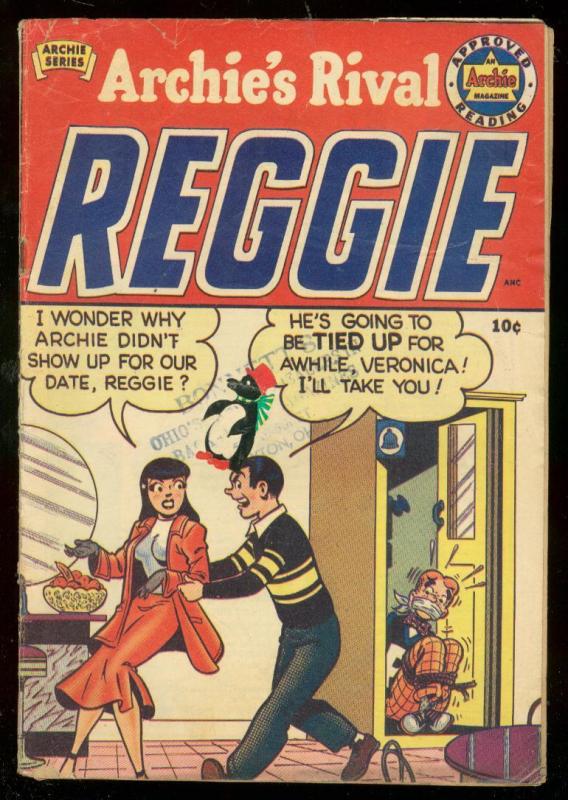 Archie's Rival Reggie Comics #1 1949-Restraint Cover VG | Comic Books ...