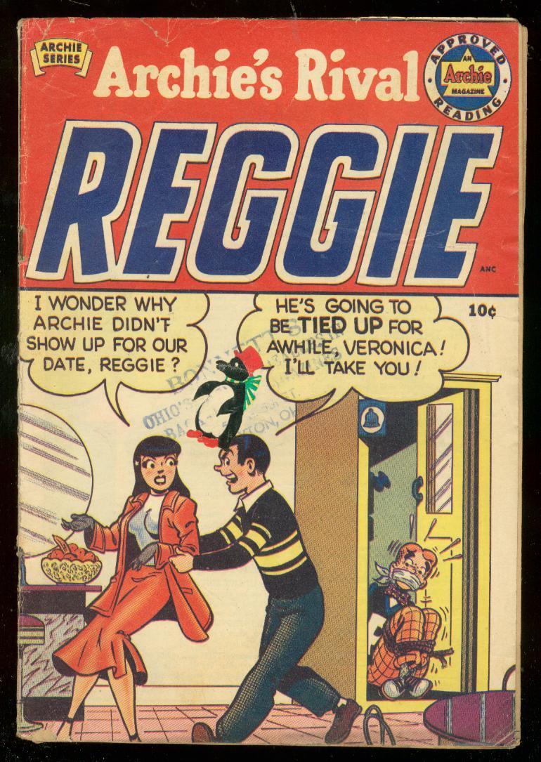 Archie's Rival Reggie Comics #1 1949-Restraint Cover VG | Comic Books ...