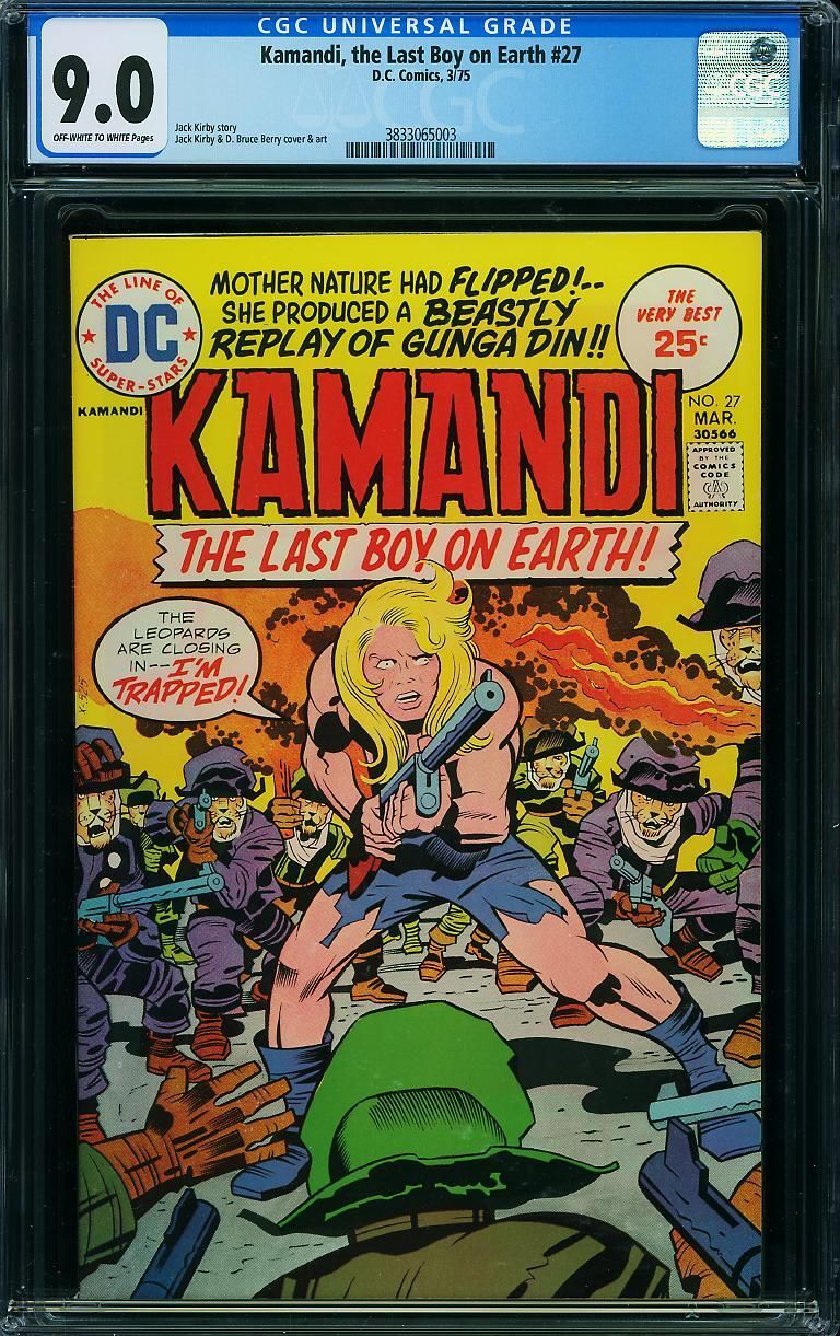 Kamandi, The Last Boy on Earth #27 (1975) CGC 9.0 VFNM | Comic Books ...