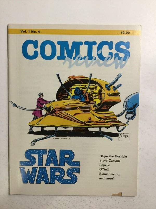Comics Review Vol. 1 No.4 Magazine Very Good Vg 4.0 Manuscript Press ...