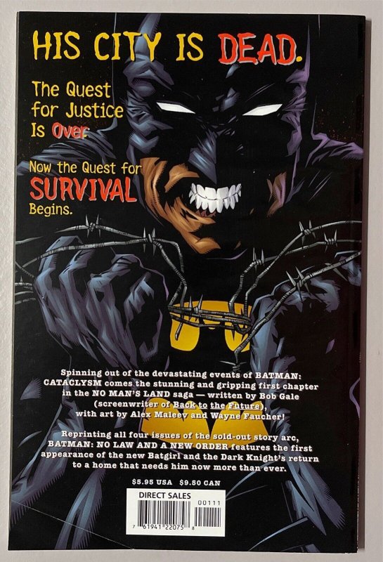 Batman No Man's Land No Law and a New Order TPB DC Comics 1999 Alex ...