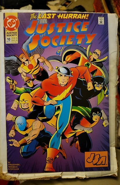 Justice Society of America #10 Direct Edition (1993) b1 | Comic Books ...
