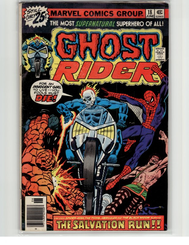 Ghost Rider #18 (1976) Ghost Rider | Comic Books - Bronze Age, Marvel ...