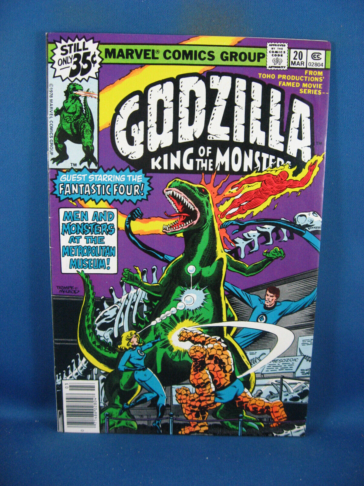 Godzilla 20 VF+ 1979 Marvel Fantastic Four | Comic Books - Bronze Age ...