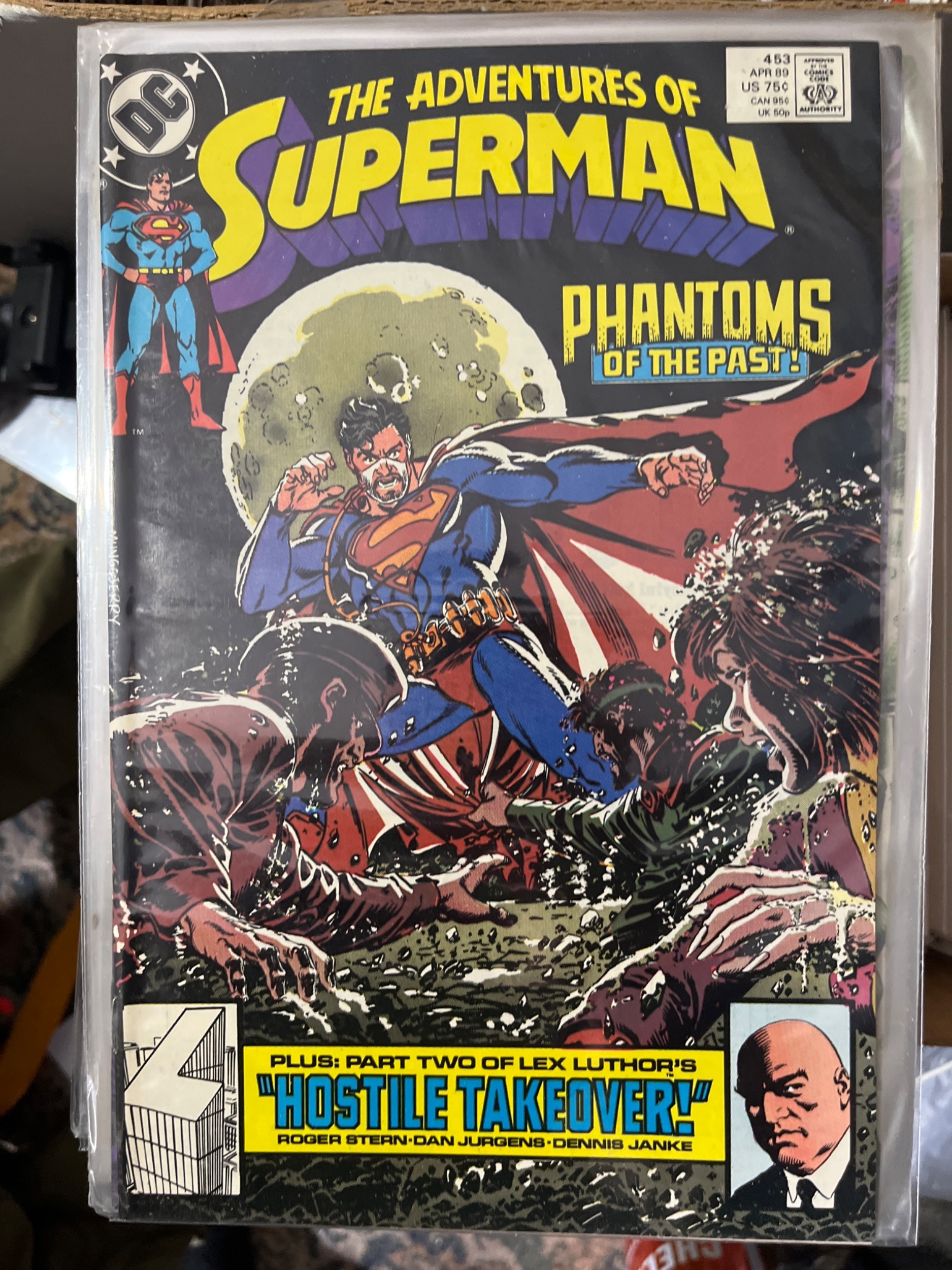 Adventures of Superman #453 (1989) | Comic Books - Copper Age, DC ...
