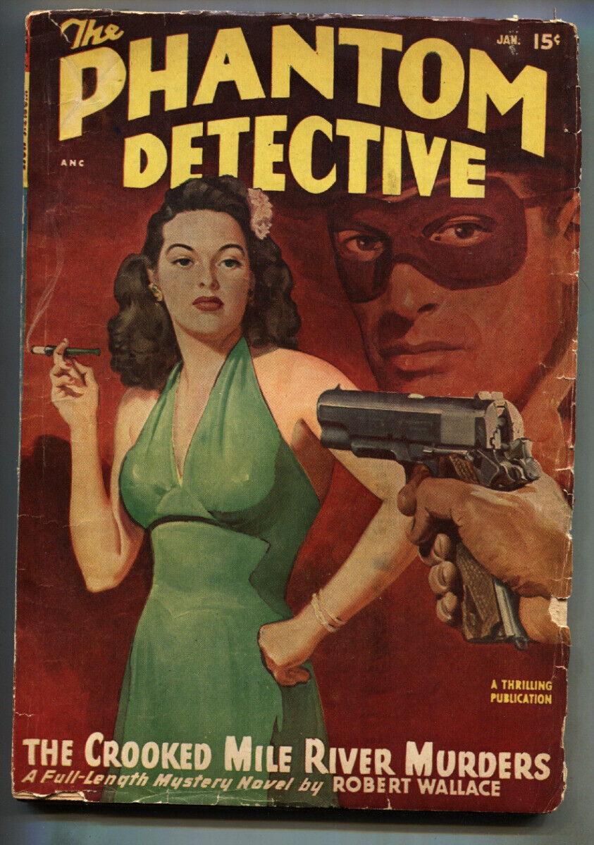 PHANTOM DETECTIVE--1/1948--Robert Wallace--Pulp Magazine | Comic Books ...