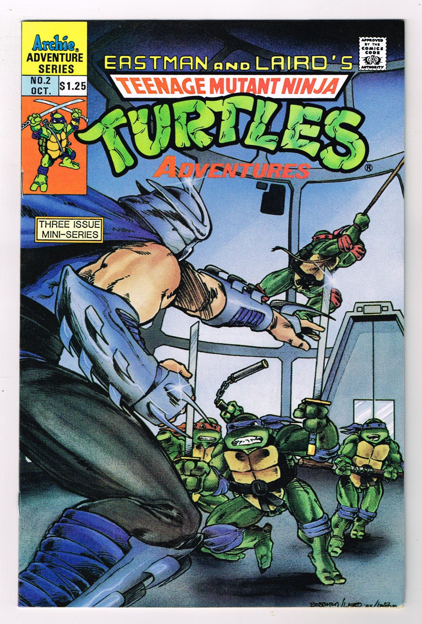 Teenage Mutant Ninja Turtles Adventures #2 (Archie 1988) Eastman and ...