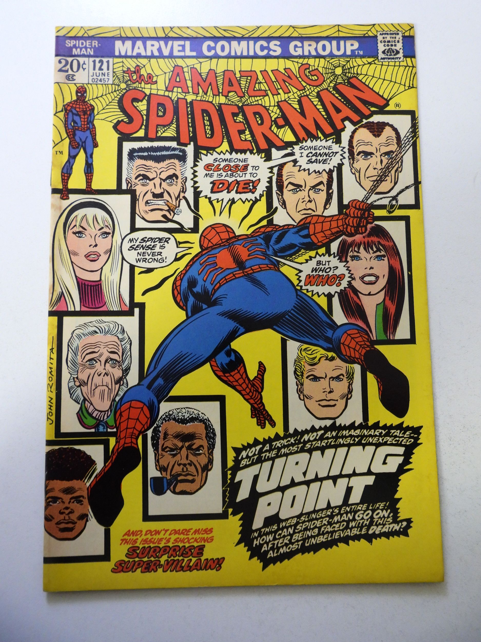 The Amazing Spider-Man #121 (1973) Death of Gwen Stacy. FN Condition ...