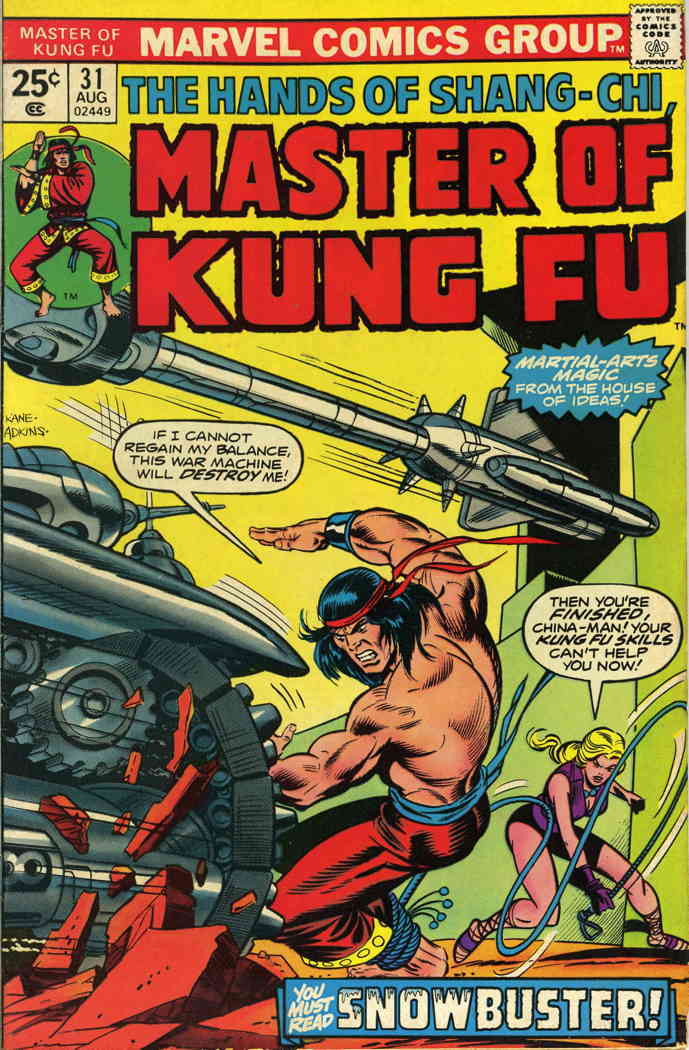 Master of Kung Fu #31 (with Marvel Value Stamp) FN ; Marvel | Shang-Chi ...