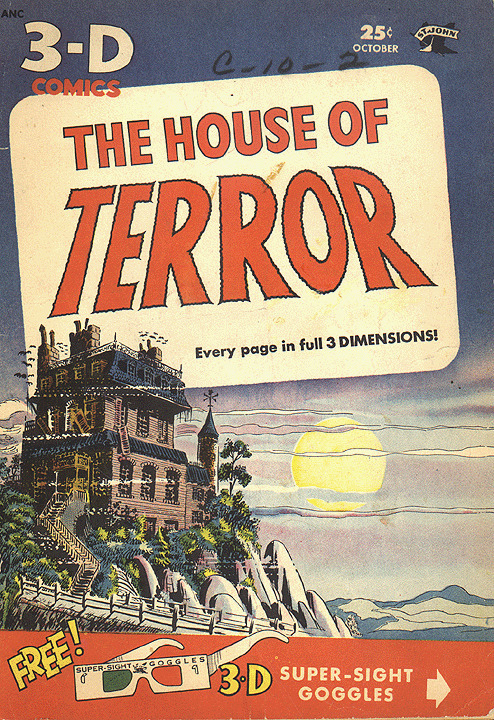HOUSE OF TERROR 3-D (1953 Series) #1 Very Fine Comics Book | Comic ...