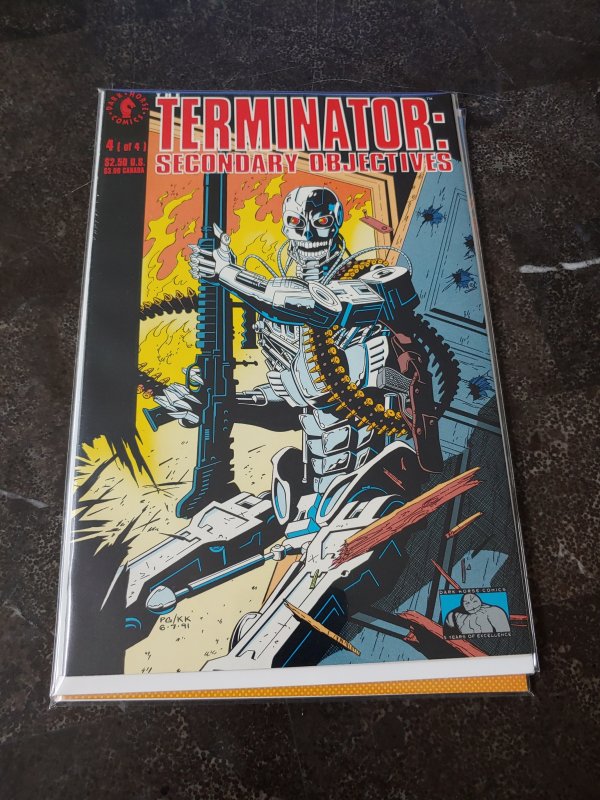 Terminator: Secondary Objectives #4 (1991) | Graphic Novels & TPBs ...
