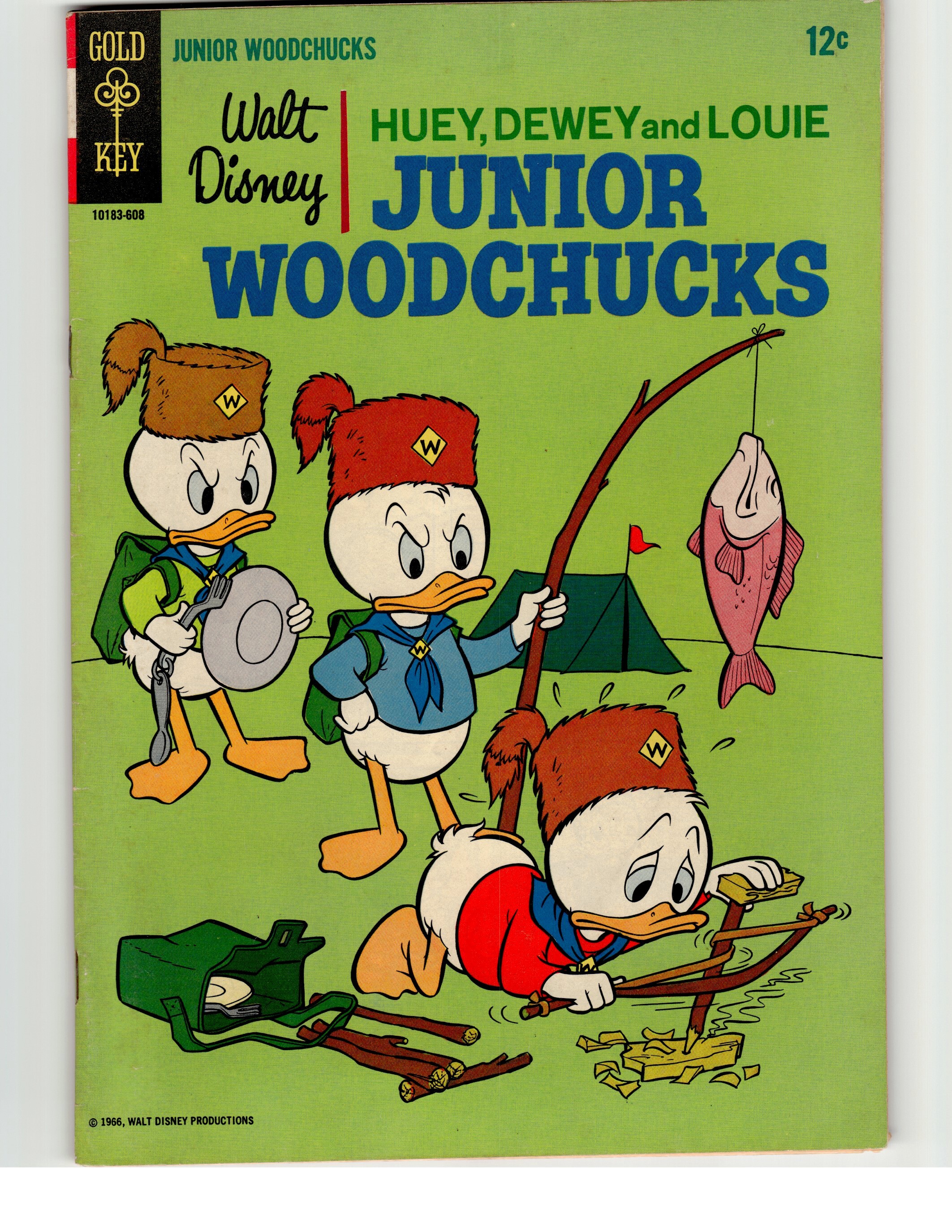 Walt Disney Huey, Dewey and Louie Junior Woodchucks #1 (1966) | Comic ...
