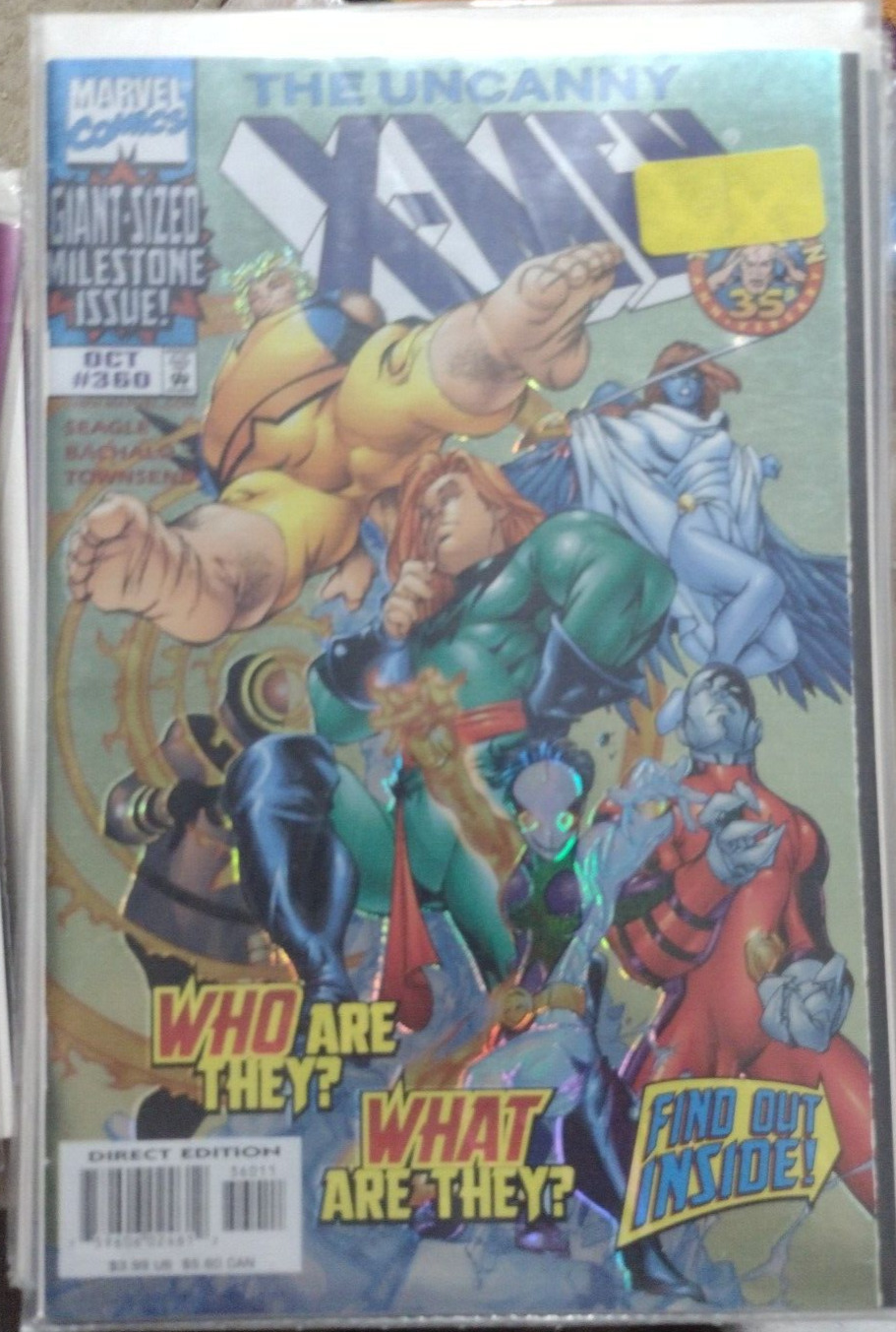 Uncanny X-Men #360 1998 Marvel Disney Etched Foil Variant Cover | Comic ...