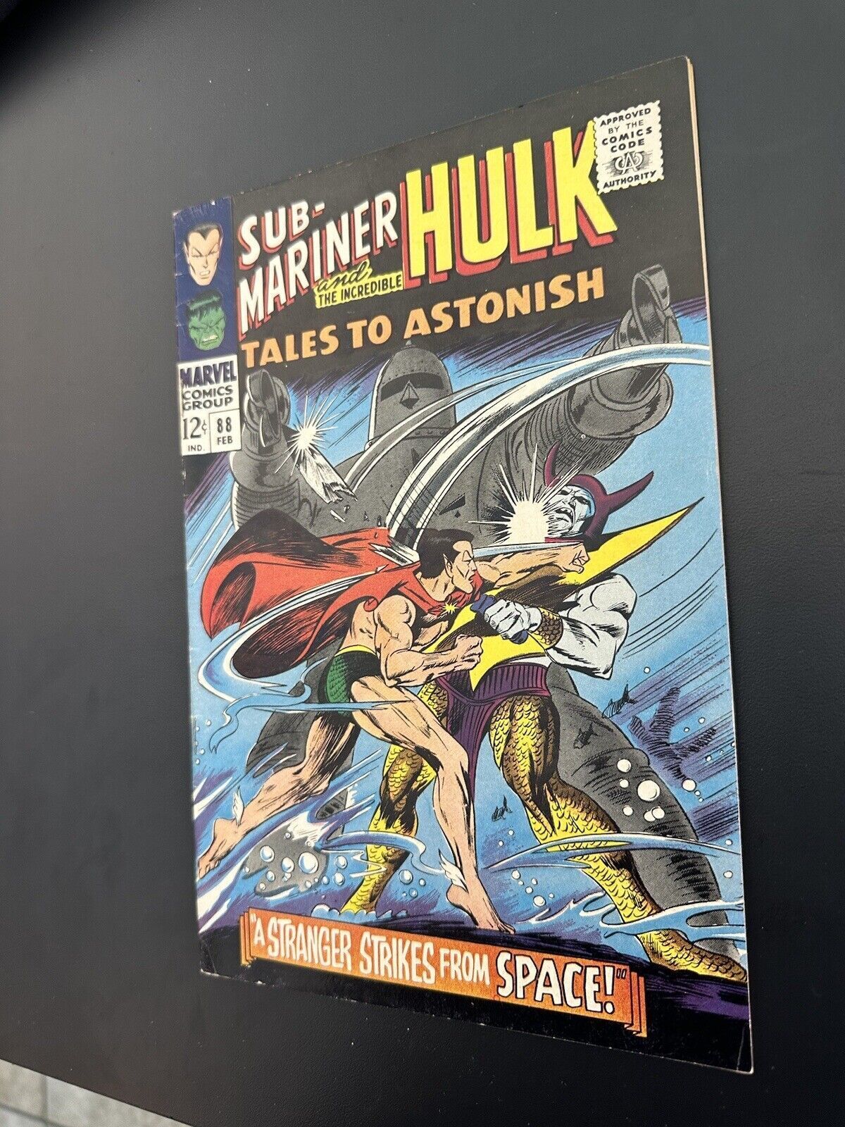 Tales to Astonish #88 FN A Stranger Strikes from Space! 1st Hulk Smash ...