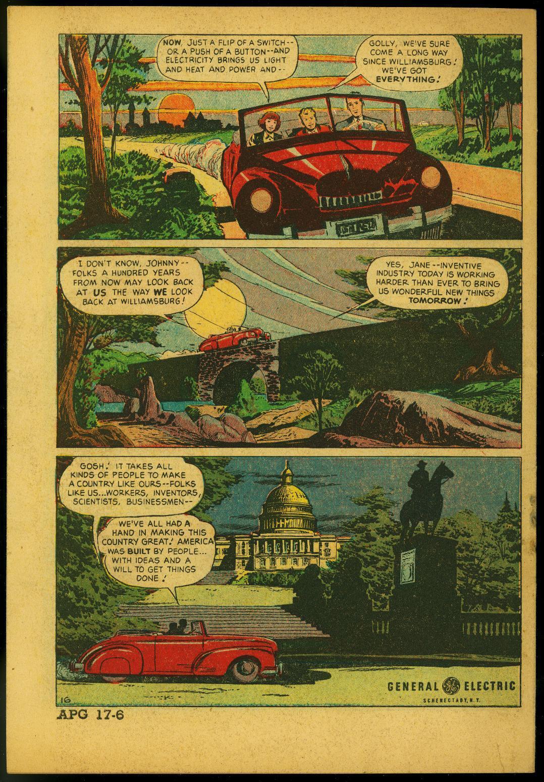 Adventure Into the Past-1949-General Electric Giveaway FN | Comic Books ...