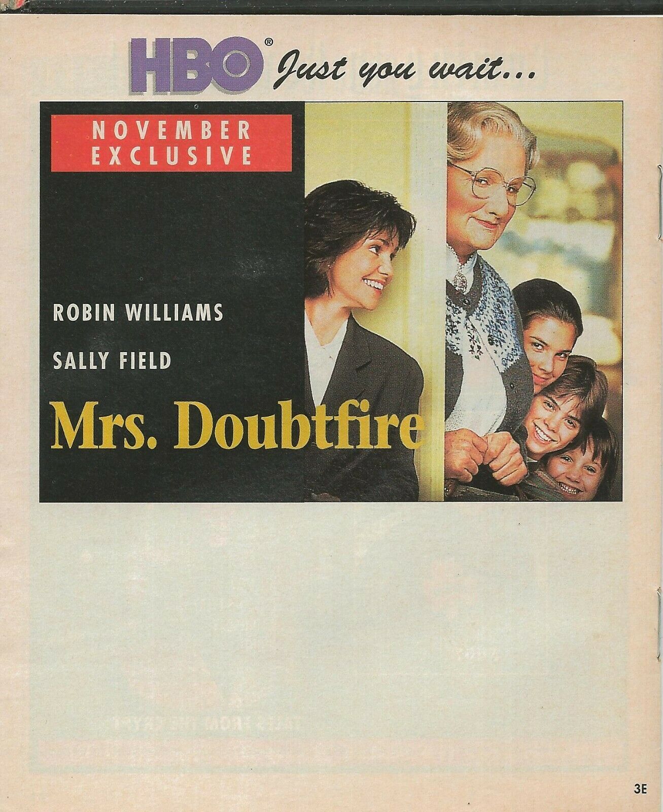 ORIGINAL Vintage Nov 1994 HBO Guide Magazine The Fugitive Mrs Doubtfire | Comic Books - Modern ...