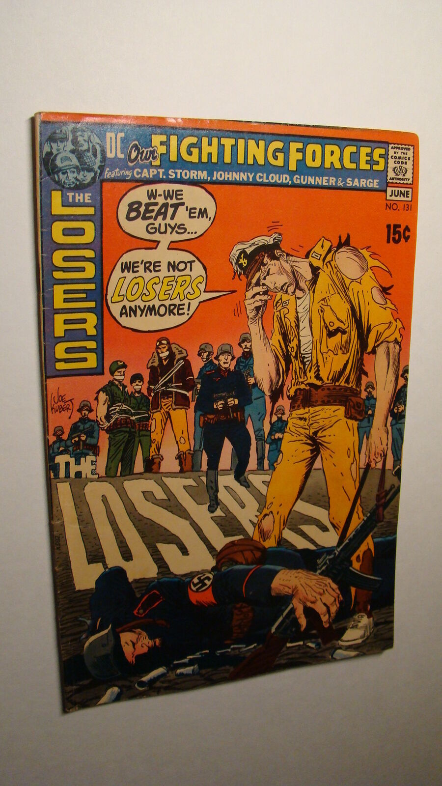 OUR Fighting Forces 131 JOE Kubert ART 1972 Losers Capt Storm Sarge ...
