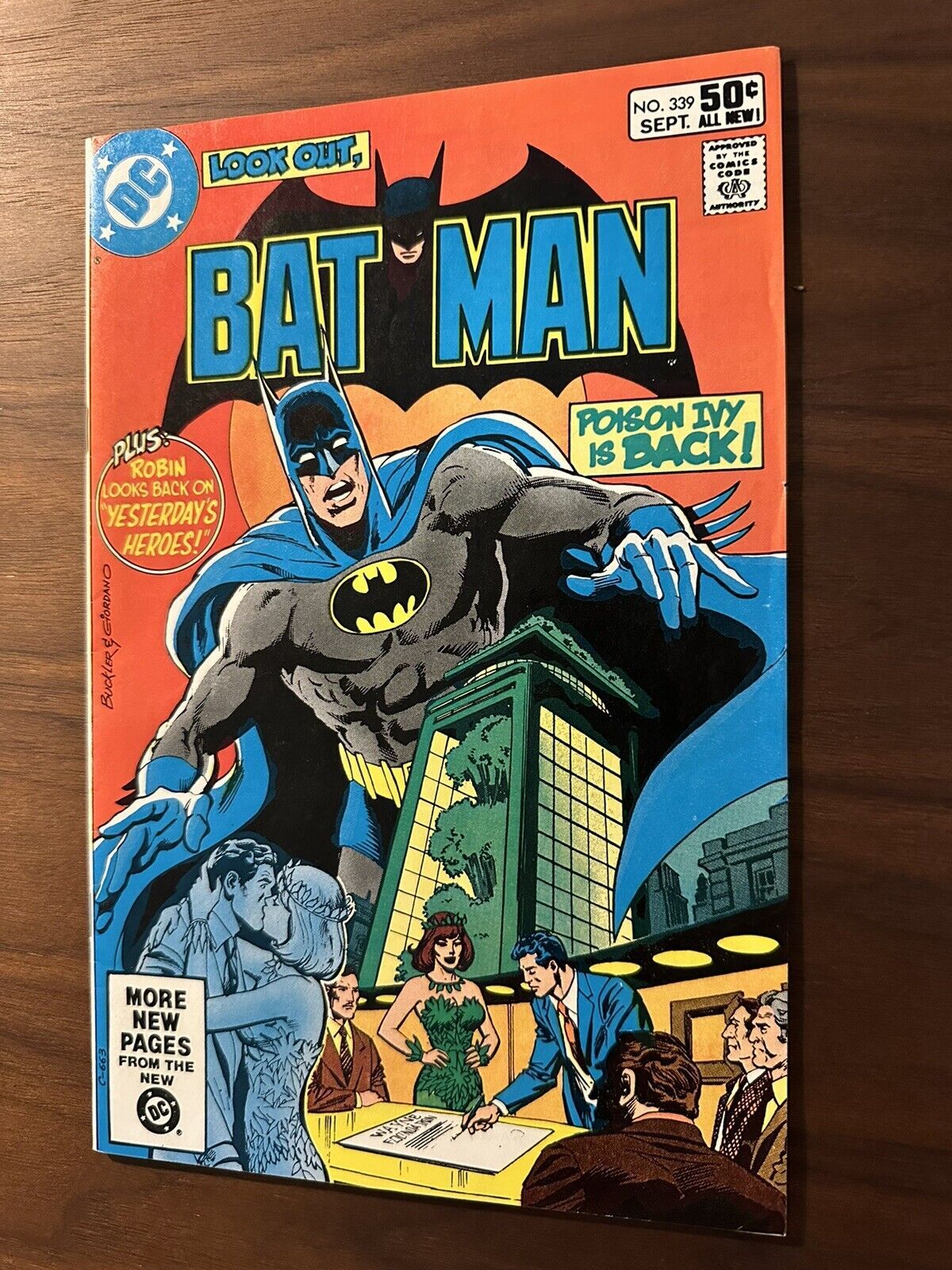 Batman #339 FN/VF "A Sweet Kiss of Poison!" (DC 1981) | Comic Books ...