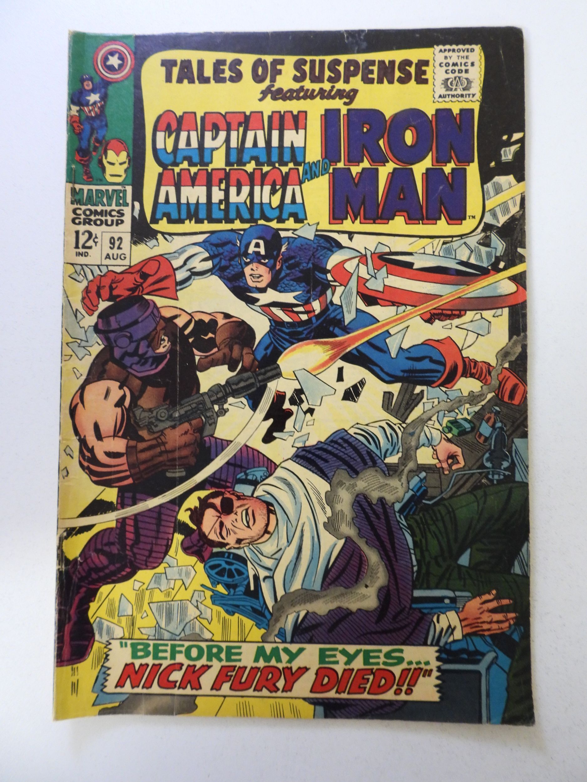 Tales of Suspense #92 (1967) VG condition | Comic Books - Silver Age ...