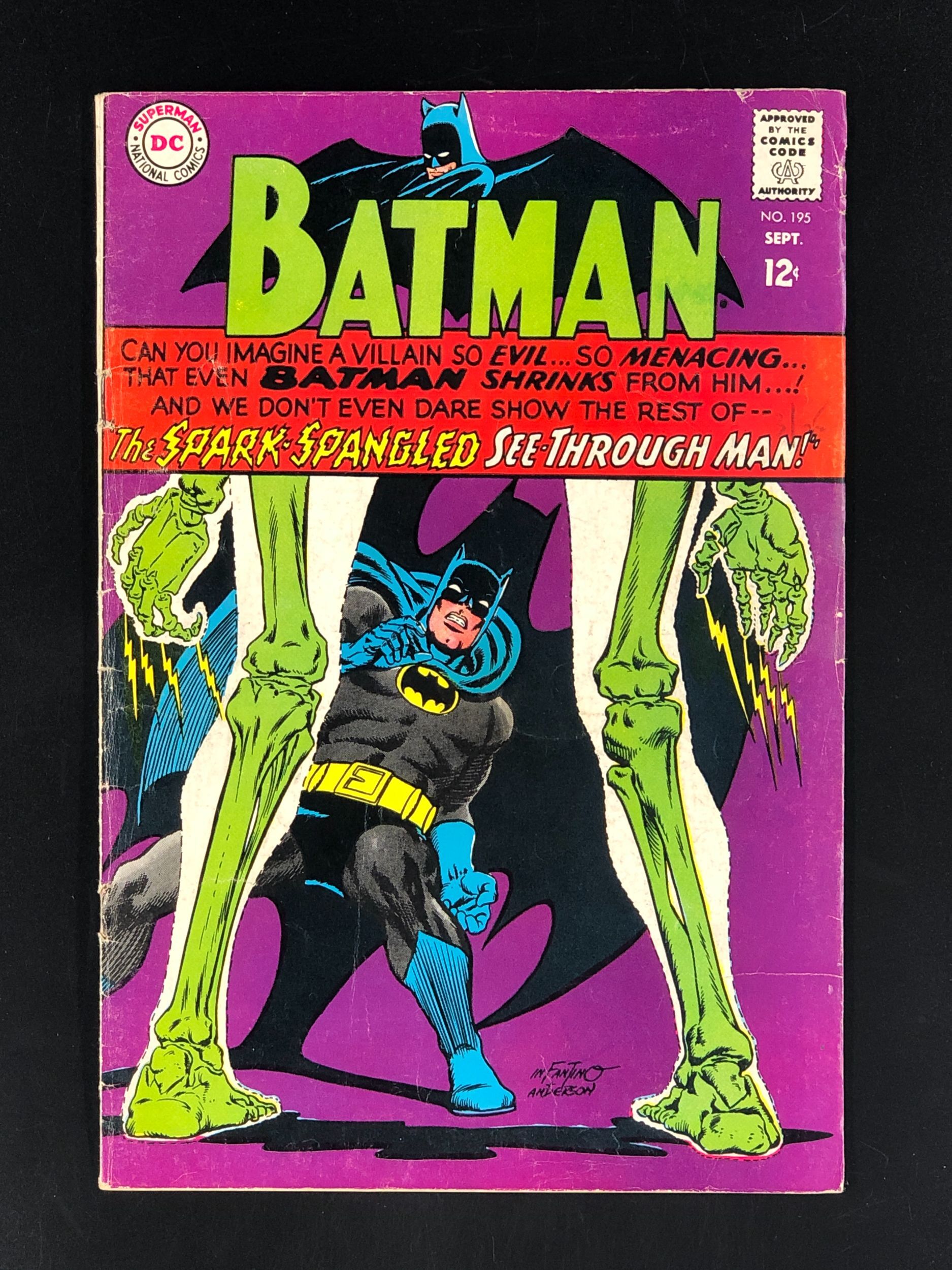 Batman #195 (1967) GD/VG 1st Appearance of Bag O' Bones | Comic Books ...