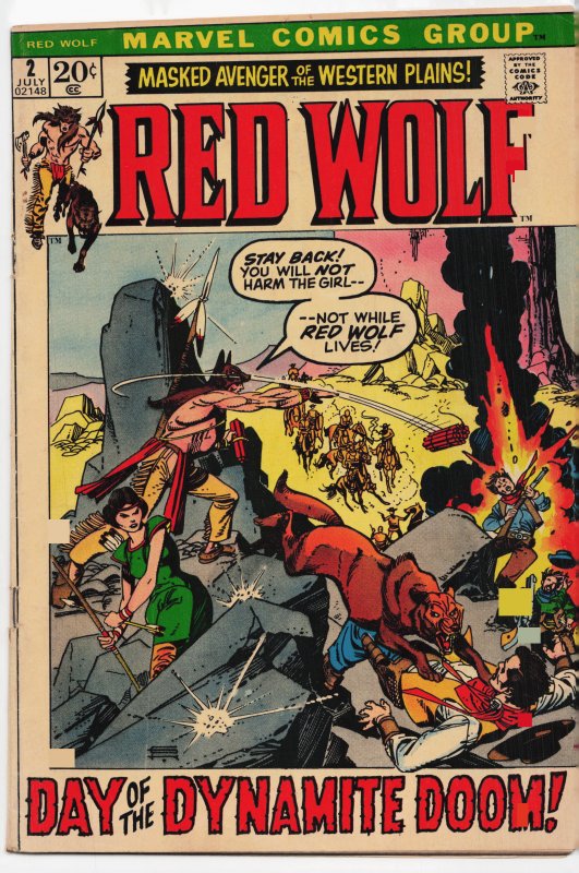Red Wolf #2 (1972) Red Wolf | Comic Books - Bronze Age, Marvel ...