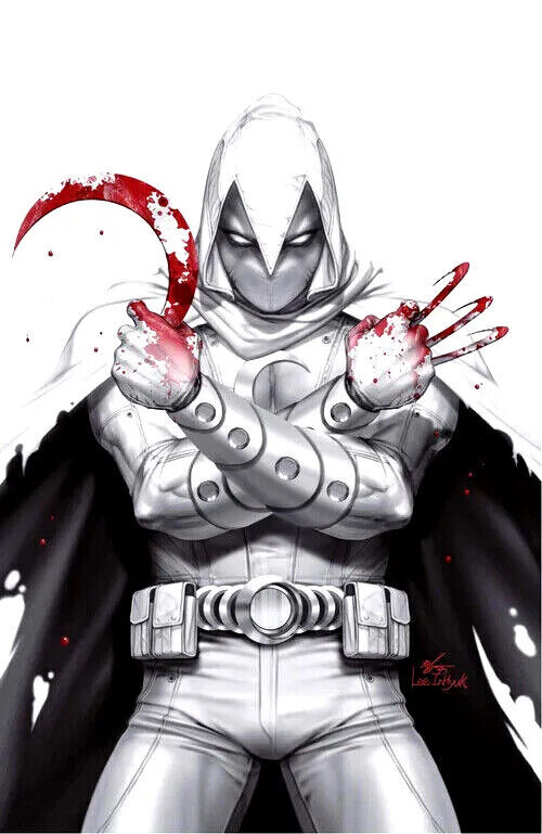 Marvel Moon Knight Black White & Blood #1 Inhyuk LEE Megacon Virgin ...