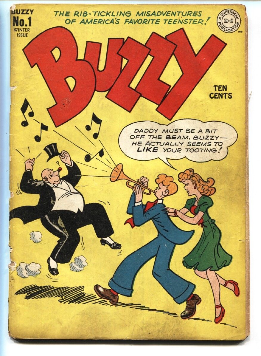 Buzzy #1 first issue 1944 DC Golden-Age humor comic book | Comic Books - Golden Age / HipComic