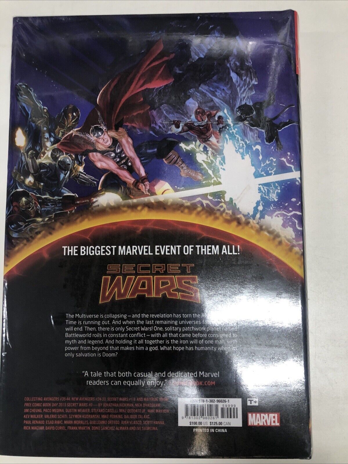 Secret Wars (2025) Omnibus • Marvel Comics • Jonathan Hickman • Stefano ...