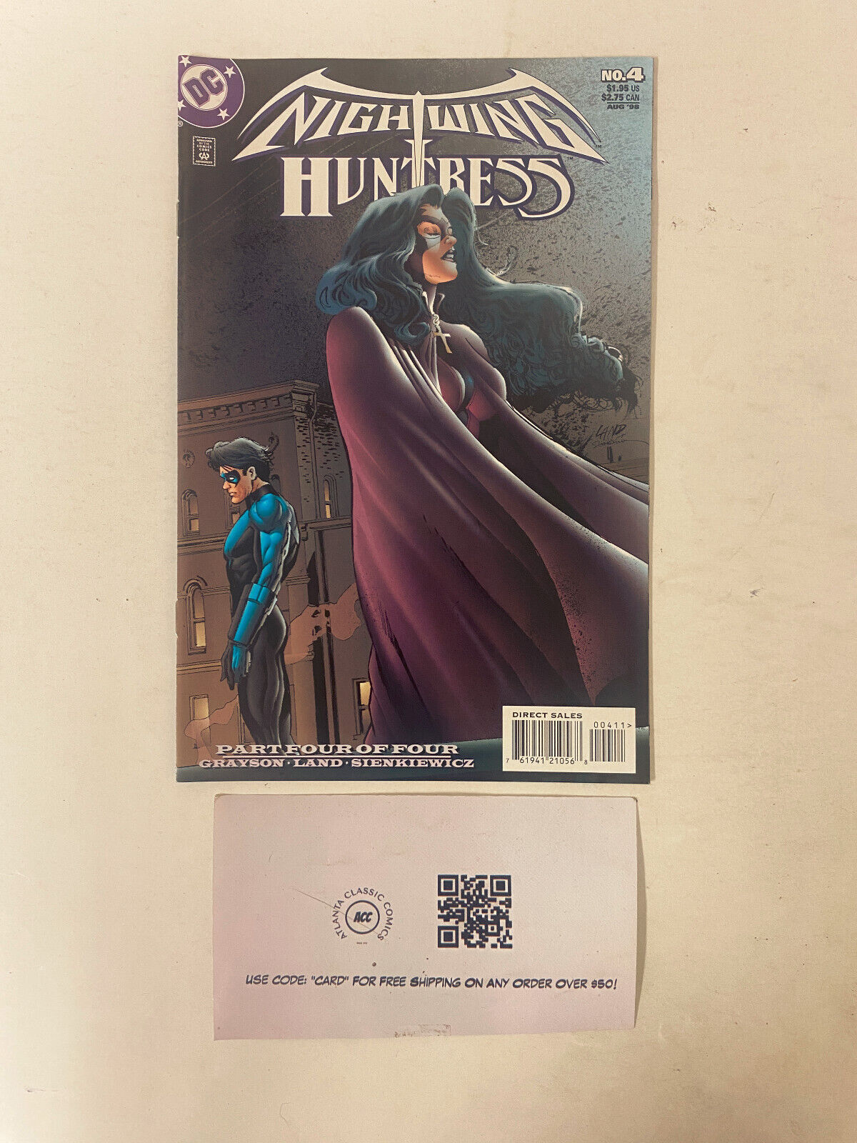 Nightwing and Huntress #4 NM DC Comic Book Batman Justice League Robin ...