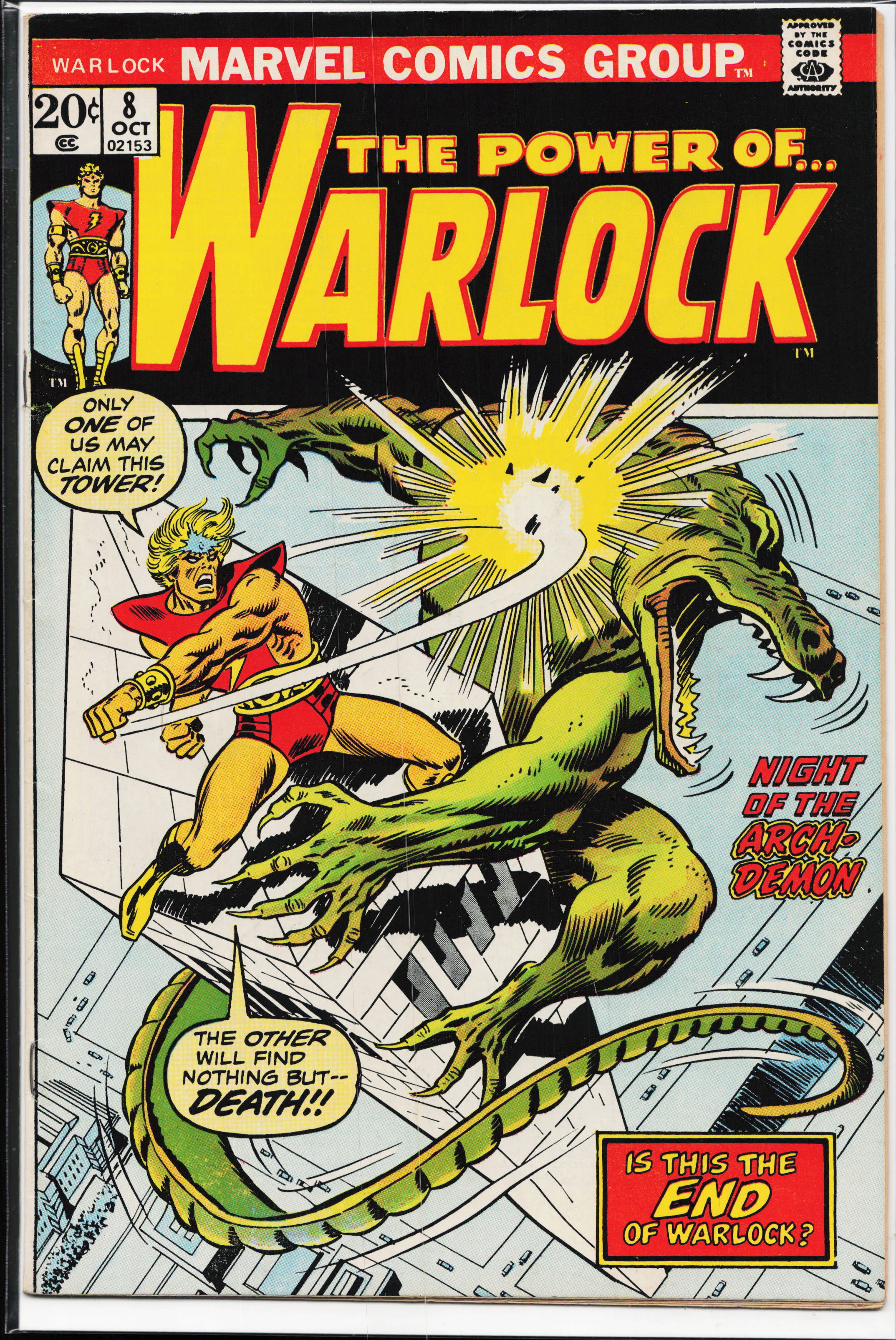 Warlock #8 (1973) Warlock | Comic Books - Bronze Age, Marvel, Warlock ...