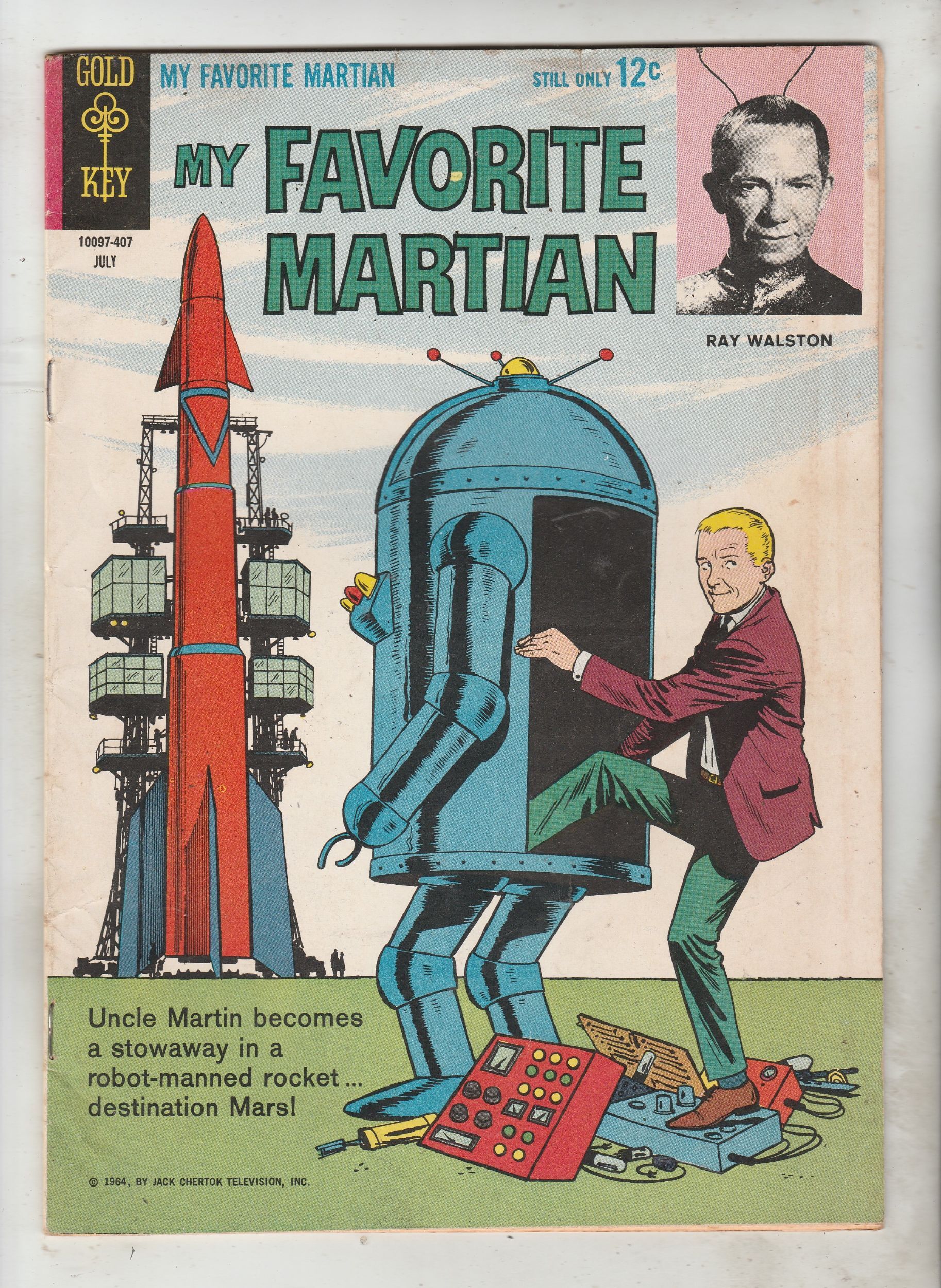 My Favorite Martian #2 (Sep-66) VF- High-Grade Uncle Martin Tim Boca ...