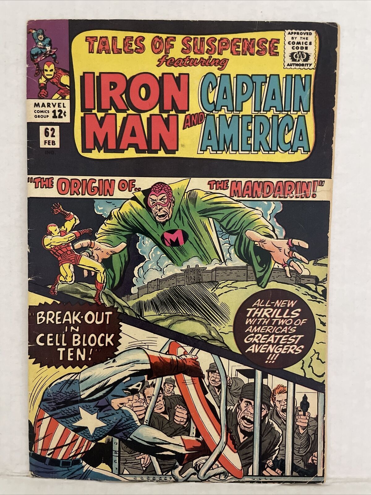 Tales Of Suspense #62 1st Appearance Axon-karr Origin Of The Mandarin ...