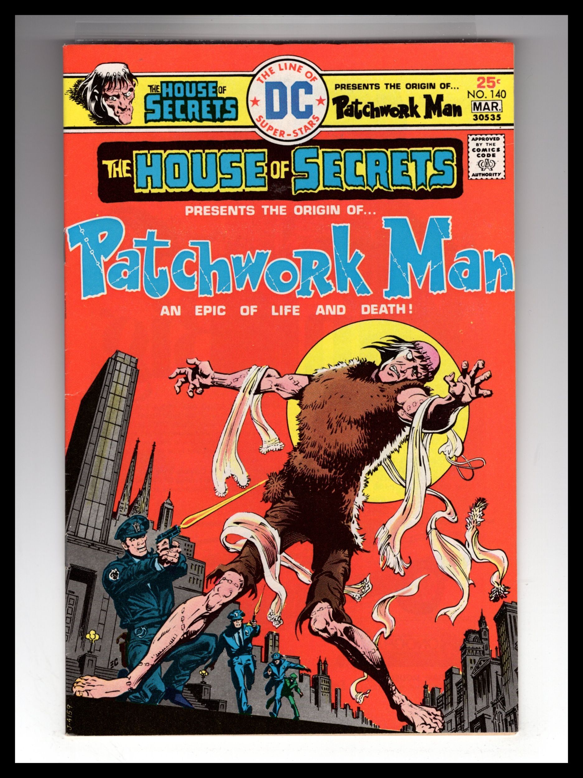 House of Secrets #140 (1976) Beautiful 8.5-9.0! Origin of Patchwork Man! / MC#46 | Comic Books ...
