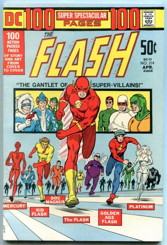 Flash Comics #214 1972-100 Page Giant VF | Comic Books - Silver Age, DC ...