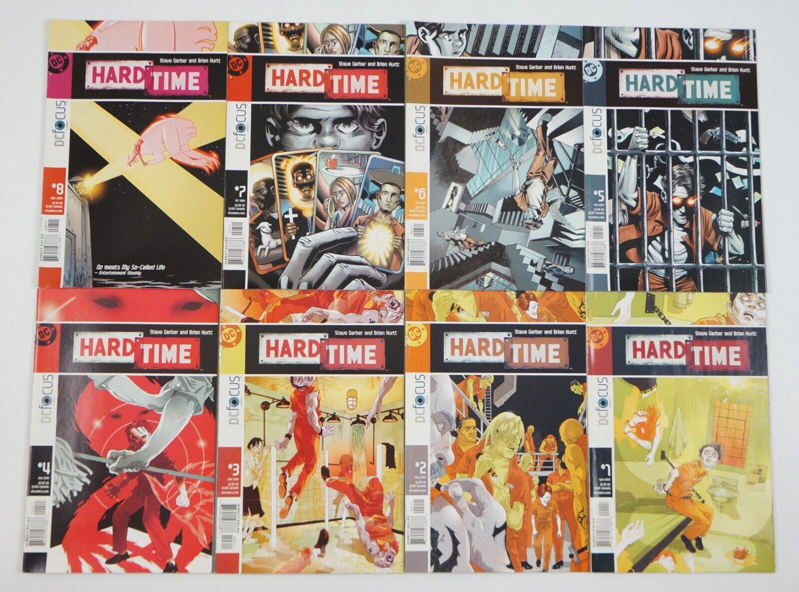 Hard Time #1-12 FN/VF complete series - steve gerber - prison life - dc ...