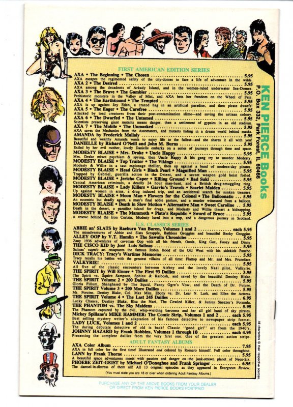 Axa #2 - Barbarian Girl - Eclipse - 1987 - (-NM) | Comic Books - Copper ...