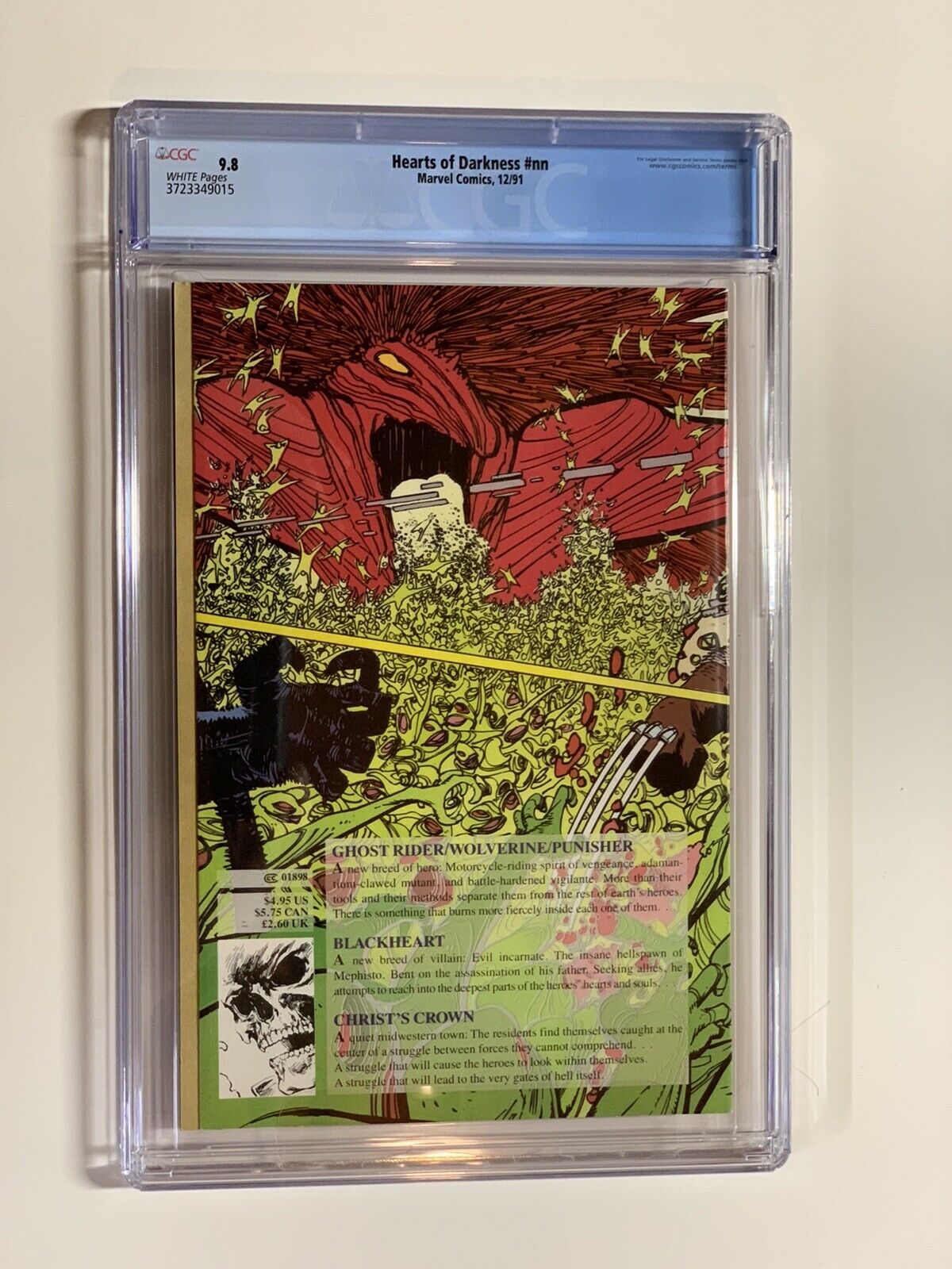 Hearts Of Darkness Wolverine Ghost Rider Punisher Nn 1 Cgc 9.8 | Comic ...