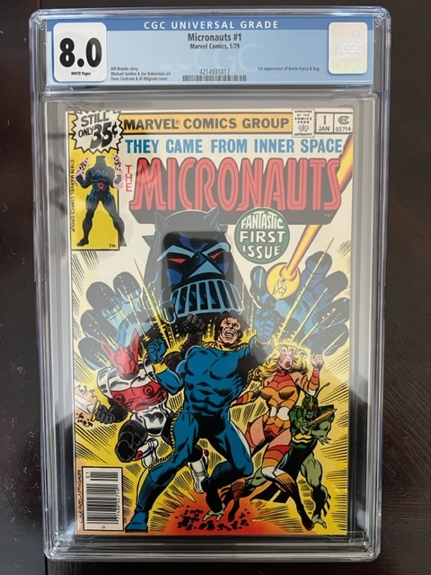 Micronauts #1 (1979) - CGC 8.0 - 1st Appearance of Micronauts! | Comic ...
