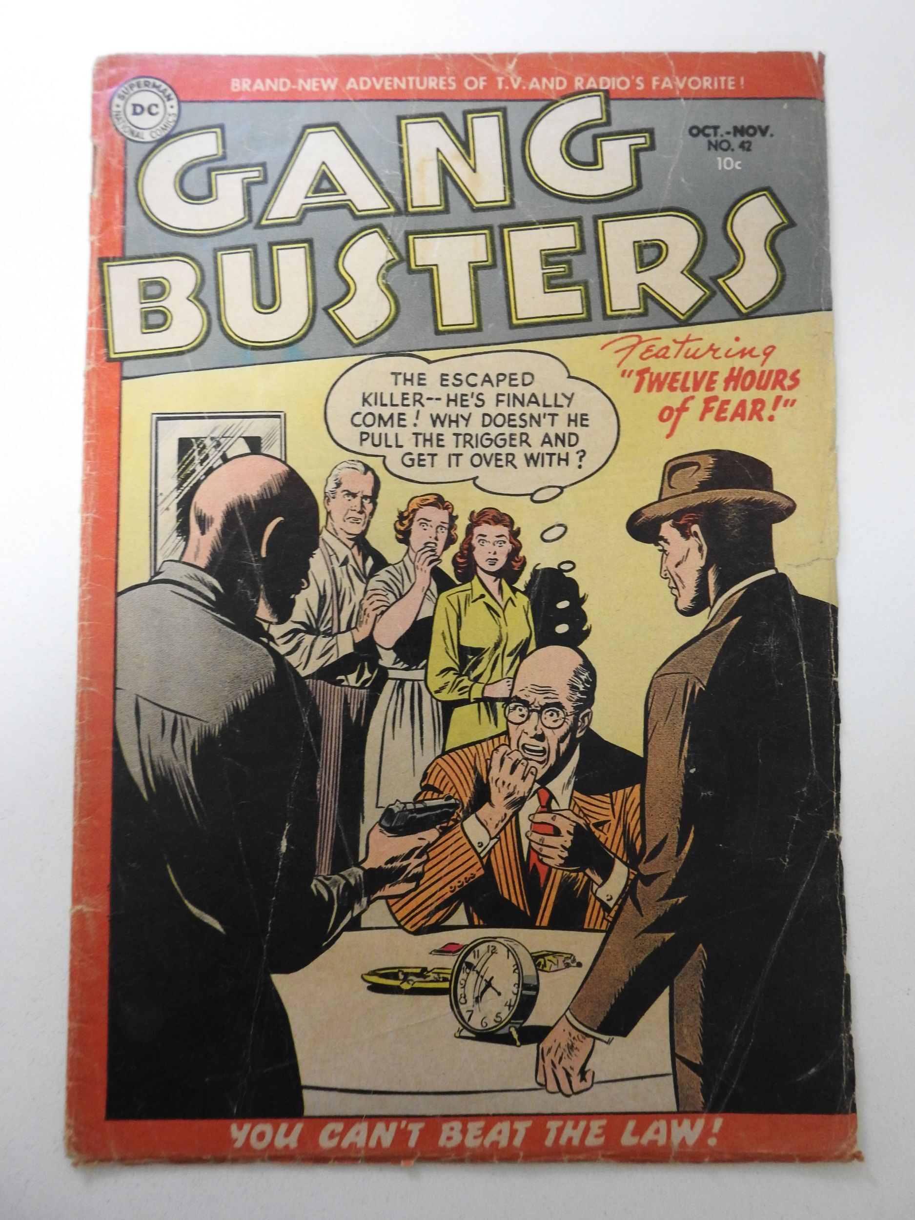 Gang Busters #42 GD+ Condition manufactured w/ 5 staples, moisture ...