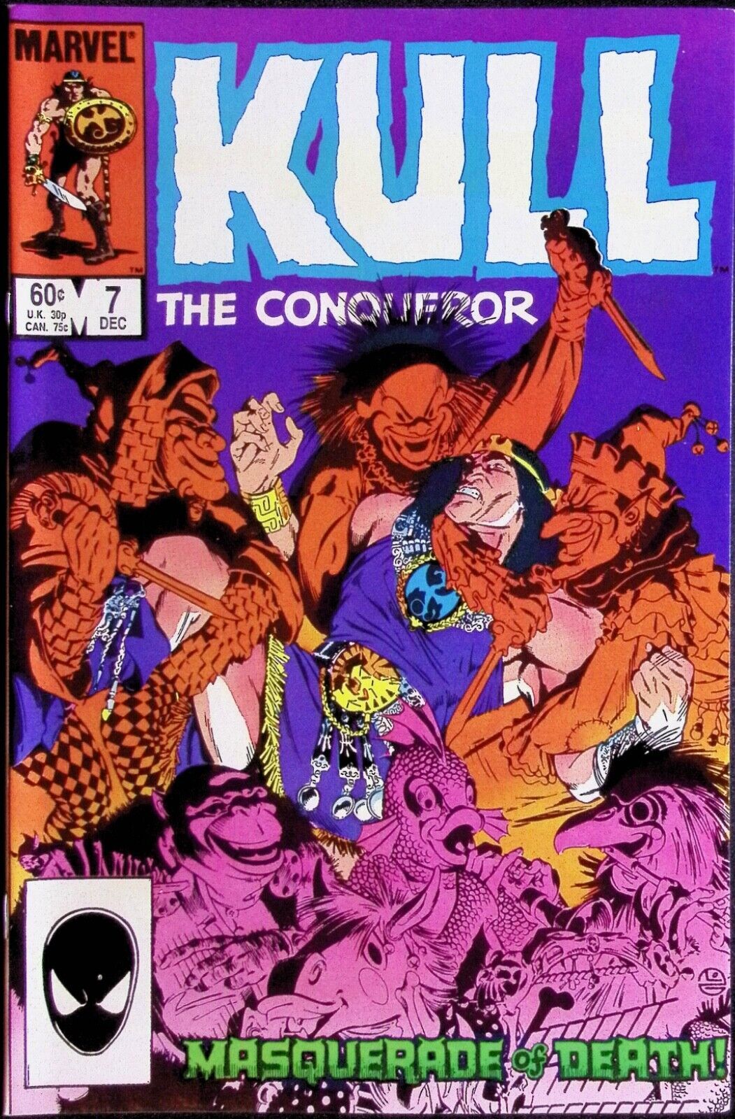 KULL THE CONQUEROR Comic Issue 7 — Mike Golden Cover — 1984 Marvel ...