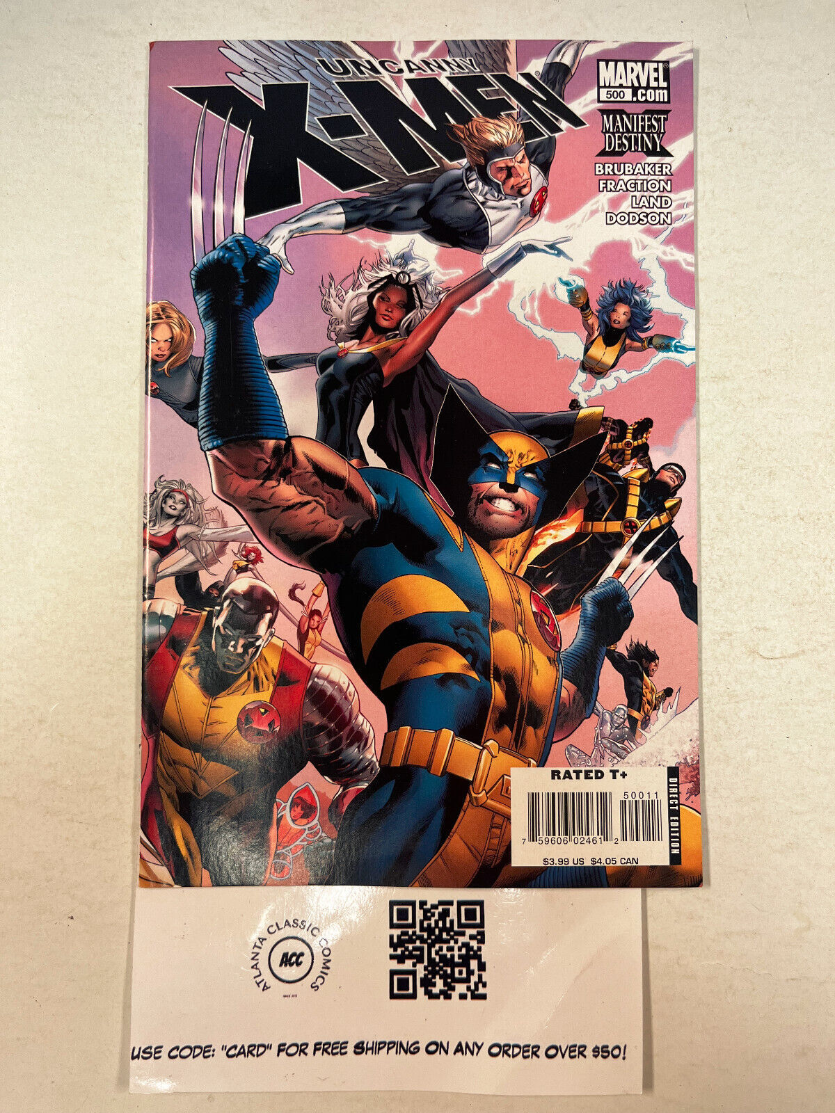 Uncanny X-men #500 NM Marvel Comic Book Gambit Rogue Wolverine Cyclops ...