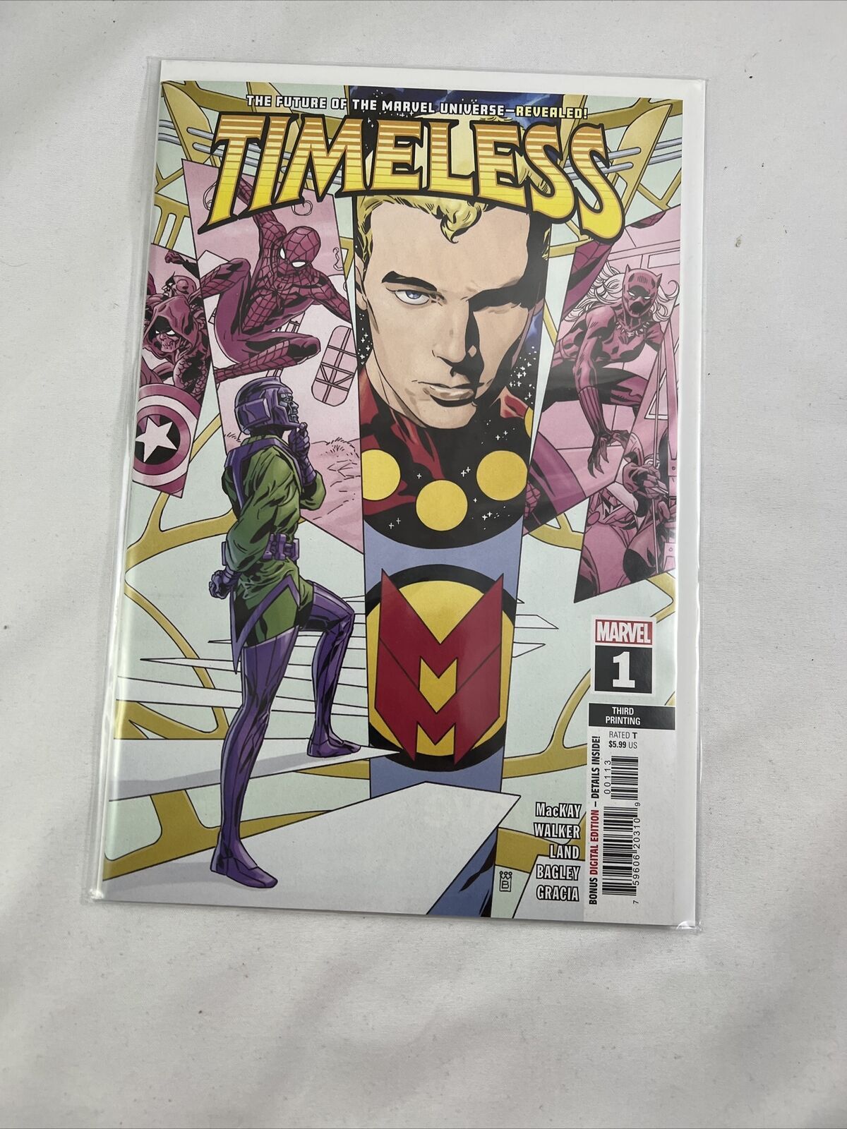 TIMELESS # 1 3RD Print BUCKINGHAM VARIANT Marvel 1st STORM Black ...
